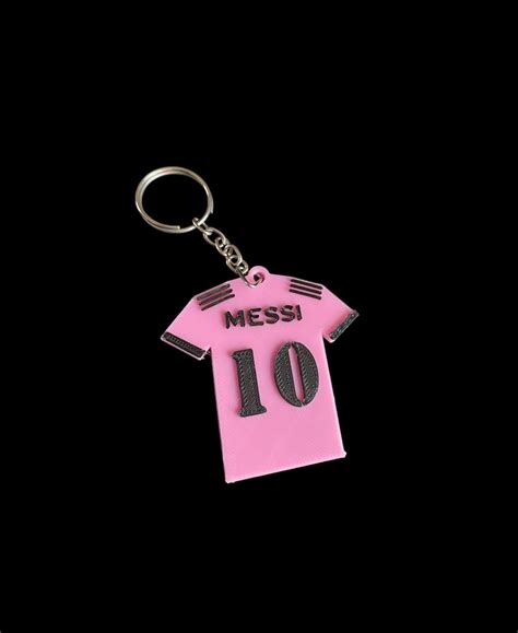 Stl File Keychain Messi Inter Miami・3d Printer Design To Download・cults