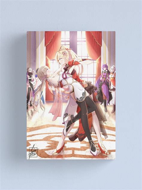 Honkai Impact 3rd Durandal X Rita Ball Edition Digital Art Canvas