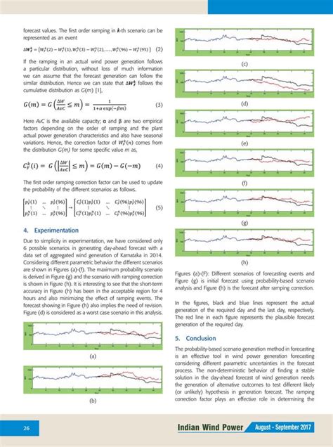 Probability Based Scenario Analysis And Ramping Correction Factor In Wind