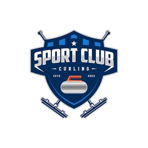 Premium Vector Curling Logo Vector Illustration Logo For Curling