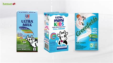 Perbandingan Susu Uht Ultra Milk Ultra Mimi Dan Greenfields Mana