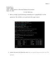 3-2 Lab - Table Joins.docx - Buono 1 Richard Buono Andrew August DAD - 220 Introduction to ...