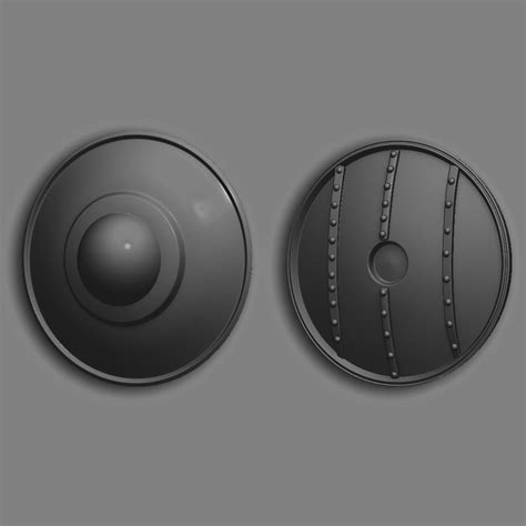 25 Shield Base Mesh Pack 3d Model Cgtrader