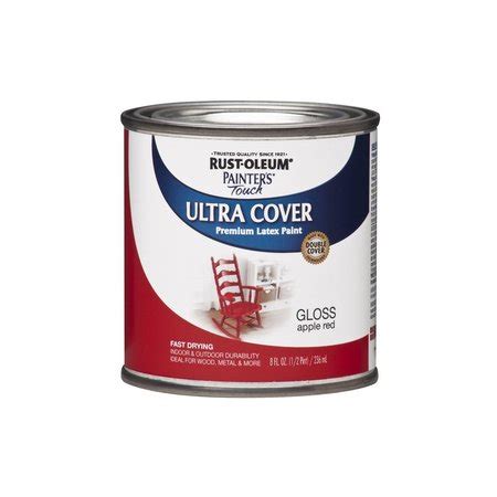 Krud Kutter Rust Oleum Painters Touch Apple Red Water Based Ultra Cover Paint Exterior