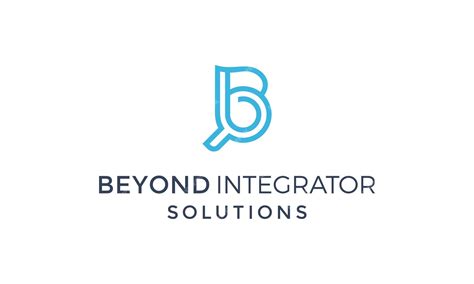 Premium Vector The Logo For Beyond Integrator Solutions