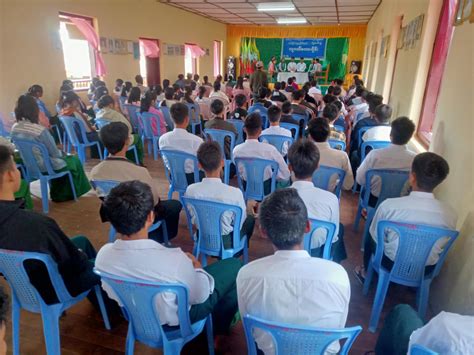 လွိုင်လင်မြို့ အ ထ က ၂ ကျောင်းတွင် လူငယ်စကားဝိုင်း ပြုလုပ် Information And Public Relations