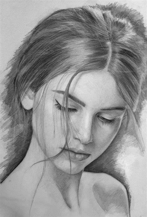 Pin De Nabila Nisa Em Sketsa Desenhando Retratos Desenho De Rosto