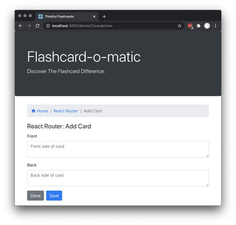 GitHub StevenVicino Flash Card App