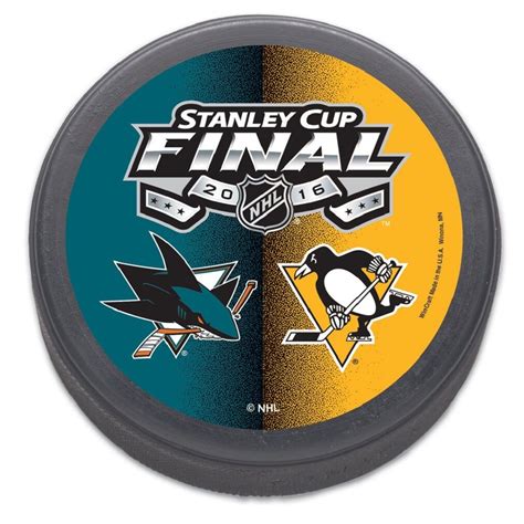 2016 Pittsburgh Penguins Vs San Jose Sharks Stanley Cup Finals Puck