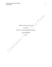 HLTH 3611 A 4 Example A 1 NOE Pdf Running Head FEMALE NURSE MANAGERS