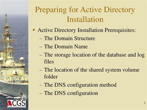 Ppt Installing And Configuring Active Directory Powerpoint Presentation Id5908182