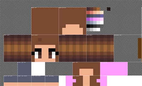 Minecraft Hair Shading Template New Concept