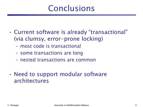 atomicity in multithreaded software ppt download