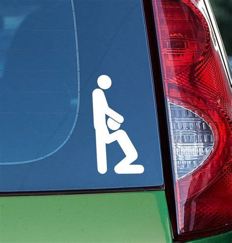 Adult Theme Decal Gay Bj Kneeling 20 Colors Custom Sizing Etsy