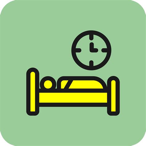 Bed Time Vector Icon Design 21349060 Vector Art At Vecteezy