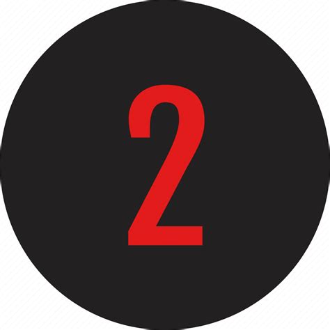 Number Counting Two Icon Download On Iconfinder