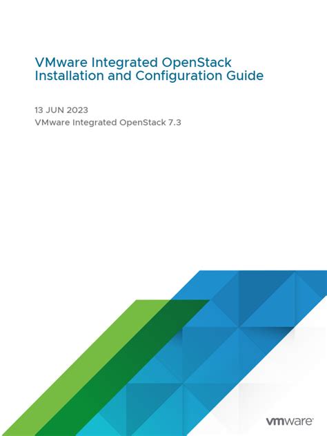 Vmware Integrated Openstack 72 Install Config Guide Download Free Pdf Open Stack