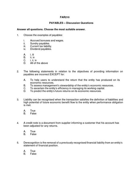 Payables Tutorials Q Pdf Accounts Payable Debits And Credits