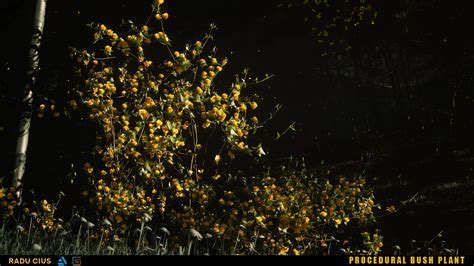 houdini tutorial procedural bush flippednormals