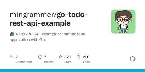 github mingrammer go todo rest api example books a restful api example for simple todo