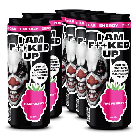 Fucked Up Drink Raspberry Energidrik Med 330ml