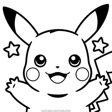 Pikachu Boyama Sayfaları Çocuklar Için ücretsiz Yazdırılabilir Boyama