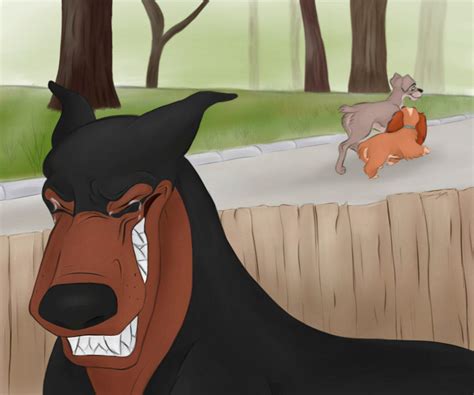 Tramp With Lady Leaves Buster By Urdar16 On Deviantart