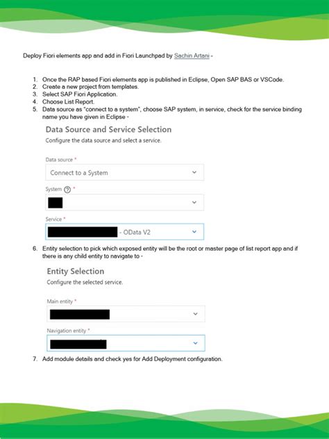 Deploy Fiori Elements App And Addd It To Fiori Launchpad Pdf