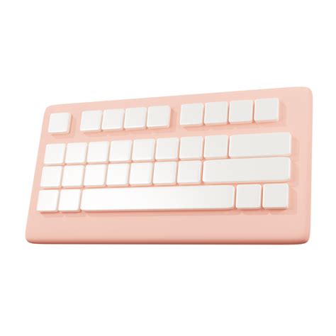 3d Icon Minimal Keyboard 22935912 Png