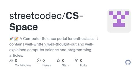 Github Streetcodeccs Space 🚀📝 A Computer Science Portal For Enthusiasts It Contains Well