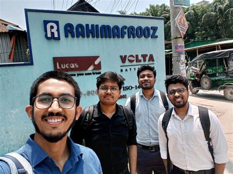 md minhaj alam dip on linkedin first day of industrial attachment at rahimafrooz bangladesh ltd