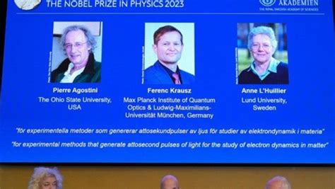 Nobel De Física 2023 Para Exploradores De Los Electrones Ensenada