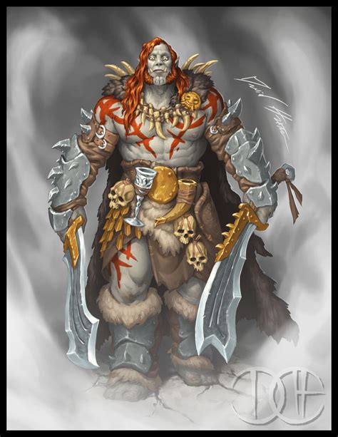 Knott Half Orc Barbarian By Trollfeetwalker On Deviantart