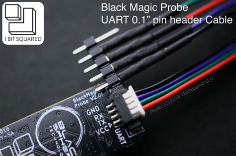 1bitsquared Black Magic 0 1in Pin Header Serial Cable