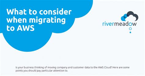 Infographic What To Consider When Migrating To Aws
