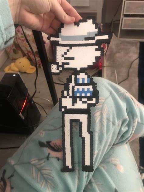 Made A Dadbert Perler Took 2 Hours But Was Totally Worth It R