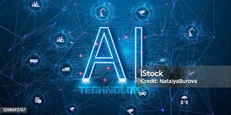 Ai 인포그래픽 배너 웹 사이트 벡터 그림입니다 아이콘이 있는 개념 벡터 그림입니다 신경망 다이어그램 사이버네틱스 미래지향적