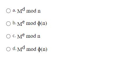 Solved Q1 In RSA Digital Signature Scheme The Signing Chegg
