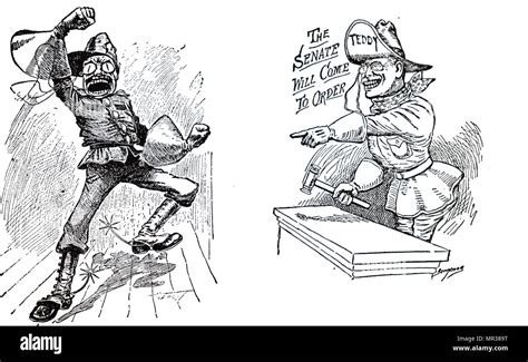 Theodore Roosevelt Cartoon Stockfotos Und Bilder Kaufen Alamy