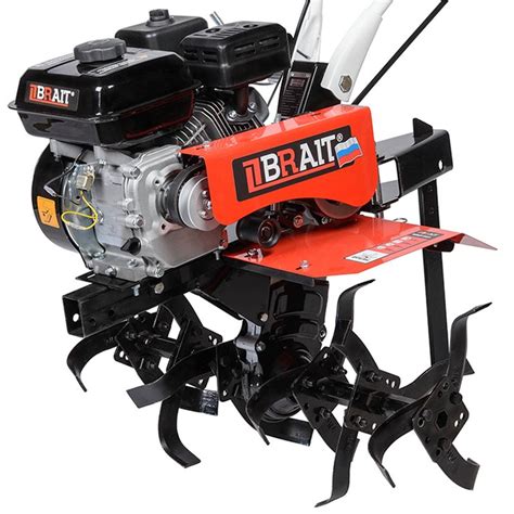 Мотоблок бензиновый Brait MKP-401 7.8л.с, поворотный руль, колеса 4x8 ...