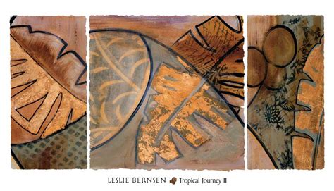 Tropical Journey Ii By Artist Leslie Bernsen Indigenous Collection