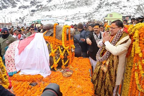 As Kedarnath Temple Doors Open For Pilgrims First Puja Performed In
