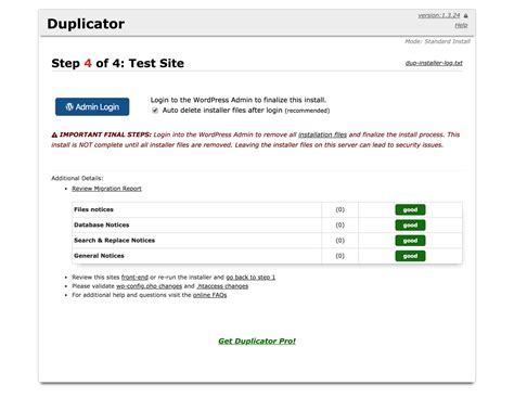 Duplicator 最強大 Wordpress 搬家外掛，將備份匯出為自動化安裝程式