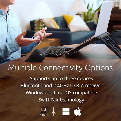 Kensington Pro Fit Ergo Kb Eq Tkl Keyboard Qwerty Ghz Bluetooth Wireless Rechargeable