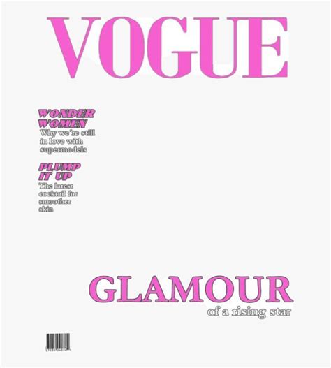 Vogue Magazine Cover Template