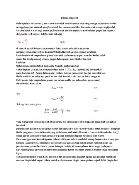 Bilangan Nusselt Pdf