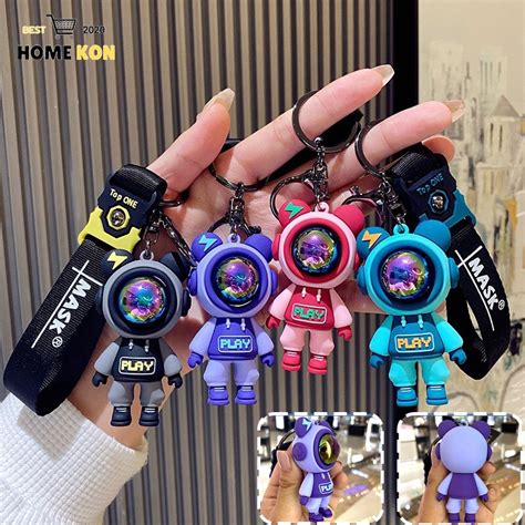 พวงกุญแจ จี้ตุ๊กตาหมีนักบินอวกาศน่ารัก แบบสร้างสรรค์ สําหรับห้อยกระเป๋า Xuyunjewelry Th Thaipick