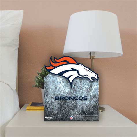 Denver Broncos Logo Mini Stand Out Official Nfl Cardstock Cutout