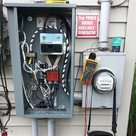 One Line Diagram Whole House Generator Single Line Distribut