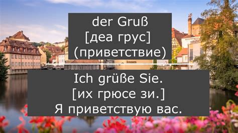 Социальные контакты слова на немецком с примерами слова для A1